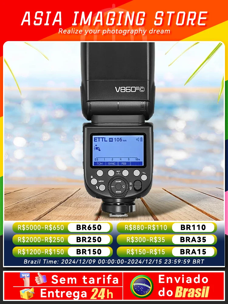 Godox-Speedlite-Camera-Flash-Canon-Sony-Nikon-Fujifilm-Olympus-V860III ...