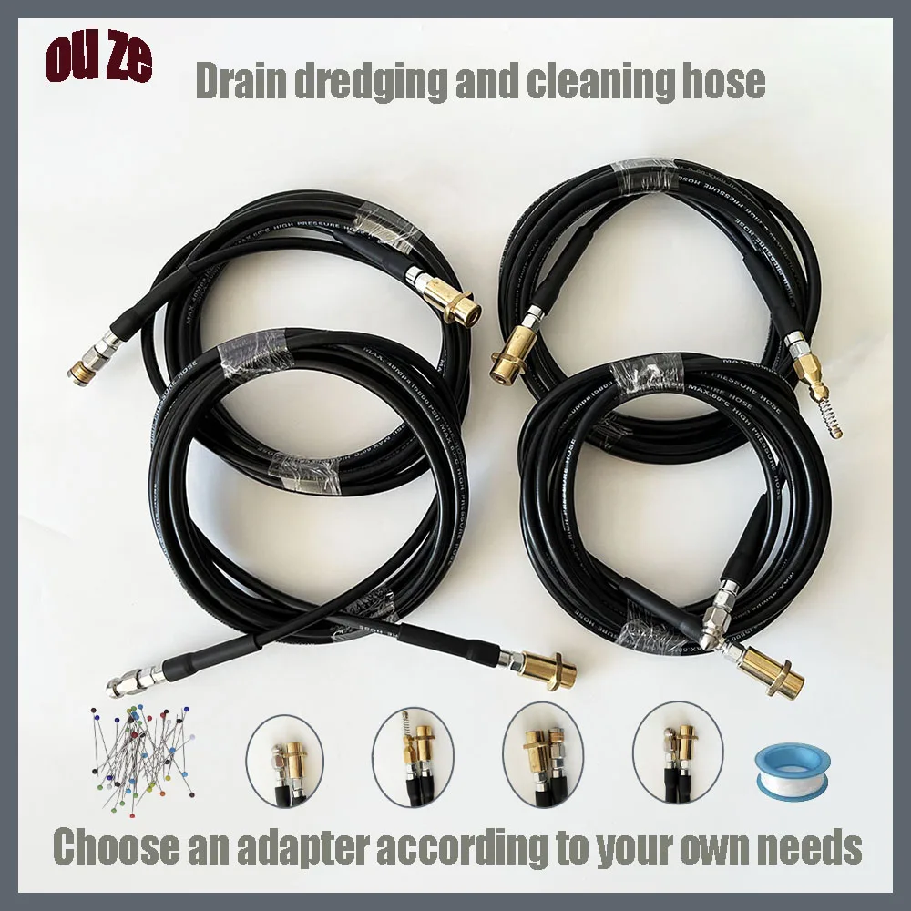 High-pressure-cleaning-machine-pipeline-dredging-cleaning-hose-sewage ...