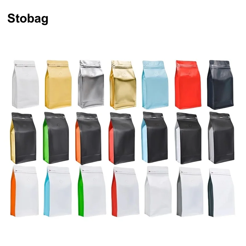 StoBag-50pcs-500g-Coffee-Beans-Bag-Packaging-with-Valve-Aluminum-Foil-Ziplock-Sealed-for-Powder ...