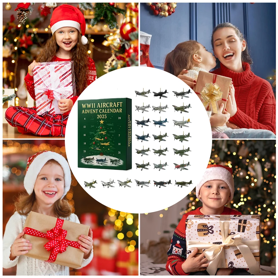 Wwii Aircraft Advent Calendar – 24 Days Of Warbirds,Ww2 Aircraft Advent ...