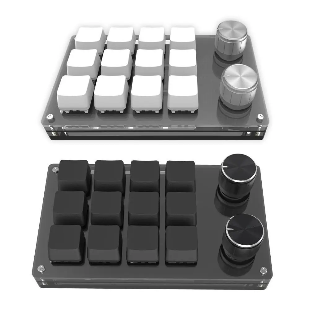 Programming-Macro-Custom-Knob-Keyboard-RGB-3-6-12-Key-Copy-Paste-Mini ...