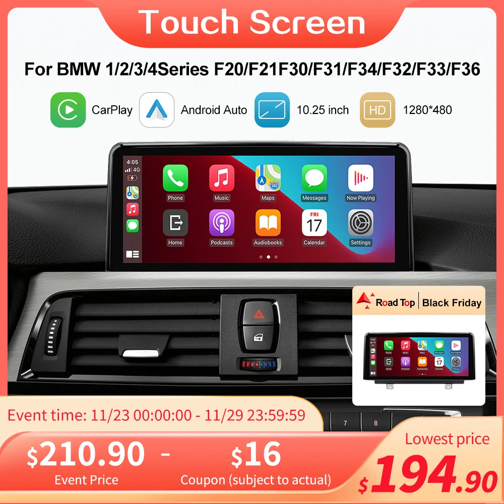 10-25-Wireless-Carplay-Android-Auto-Car-Multimedia-Display-Screen-For ...