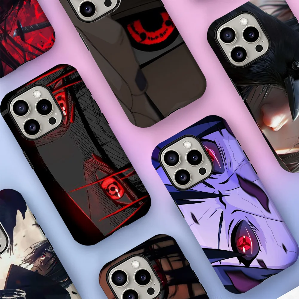Anime Comics Sharingan Uchiha Phone Case Film Shell For IPhone 16 15 14 ...