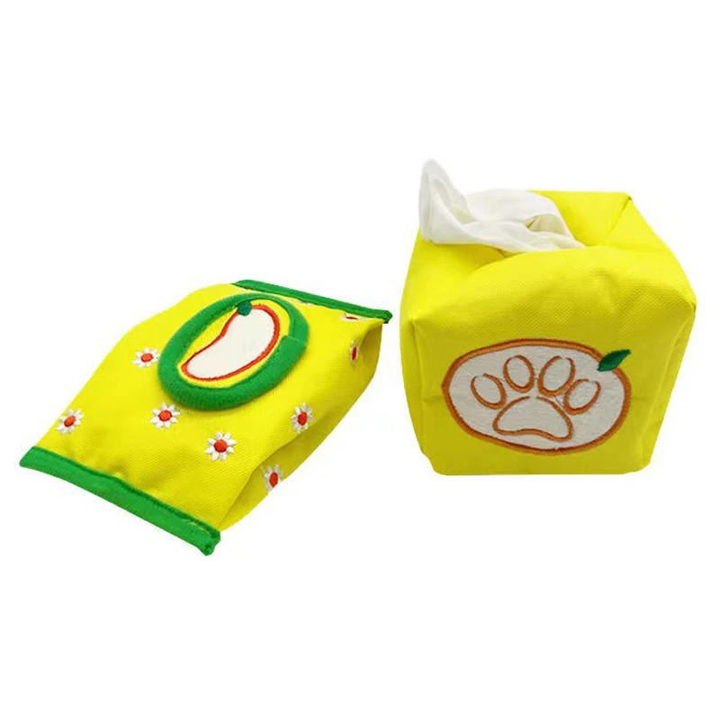 Lemon Snuffle Dog Toy Sniffing Toys Dogs Pet Sniffing Toy Pet Play Snuffle Chew Toy 