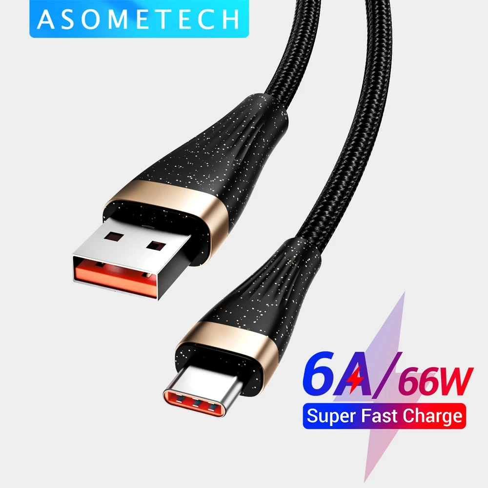 6a Usb C Cable Phone Wire Type C Cable Usb A To Type C Fast Charger ...