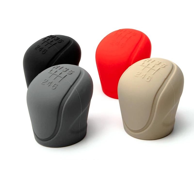 Universal Car Silicone Gear Shift Knob Cover Gear Shift Non Slip Grip ...