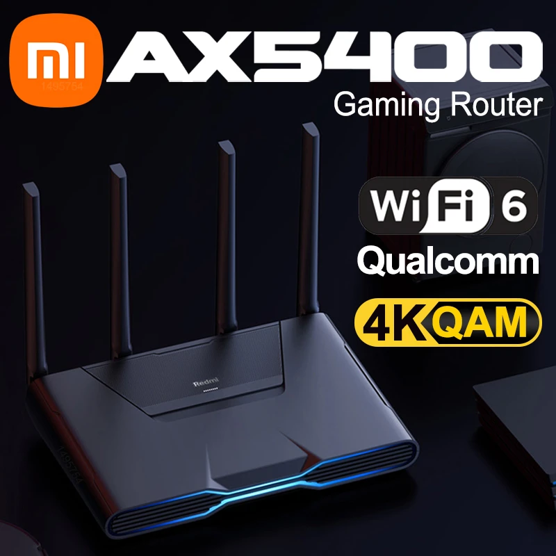 Xiaomi Redmi Gaming Wifi Router Ax5400 Mesh Wi-fi 6 2.5gbps Rgb ...