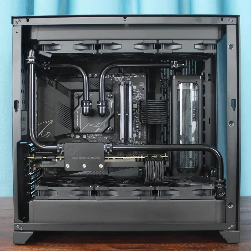 9800x3D rtx5080 5090 split water-cooled desktop computer host ...