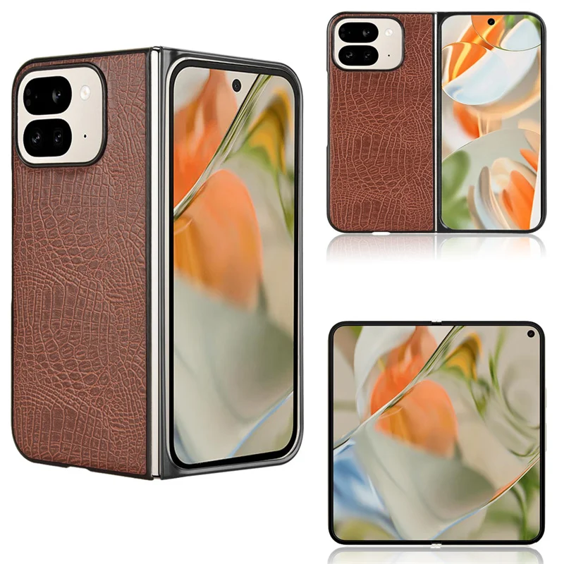 For-Google-Pixel-9-Pro-Fold-Case-Luxury-Crocodile-pattern-PU-leather ...
