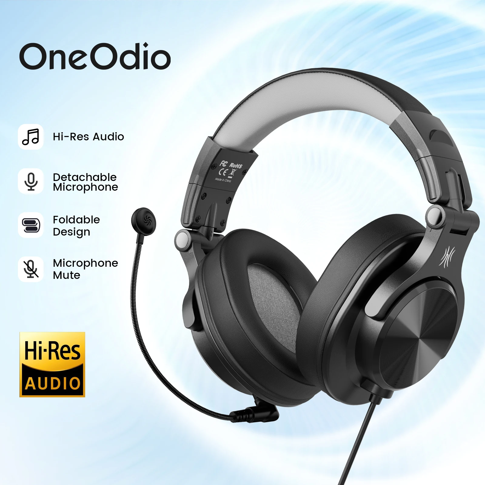 Oneodio-Gaming-Headset-with-Microphone-A71D-3-5mm-Stereo-Over-Ear ...