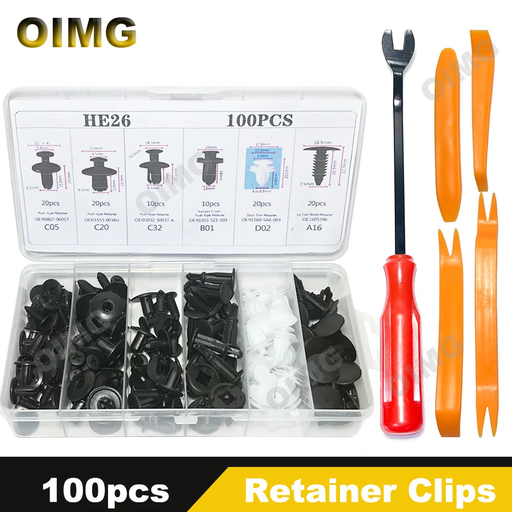 100pcs-Auto-Fastener-Clip-Plastic-Bumper-Push-Rivet-Clips-for-Door-Trim ...