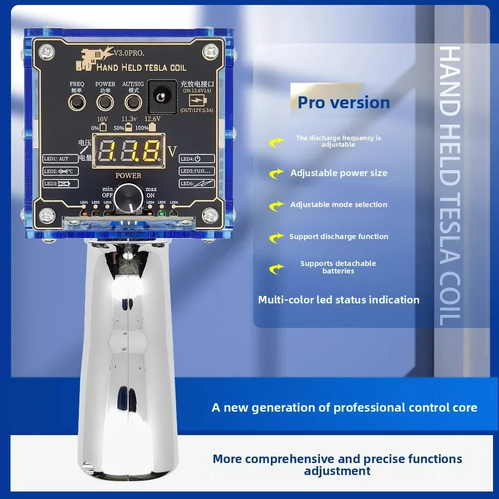 Tesla Coil Gun Third Generation PRO Official Enhanced Version Handheld ...
