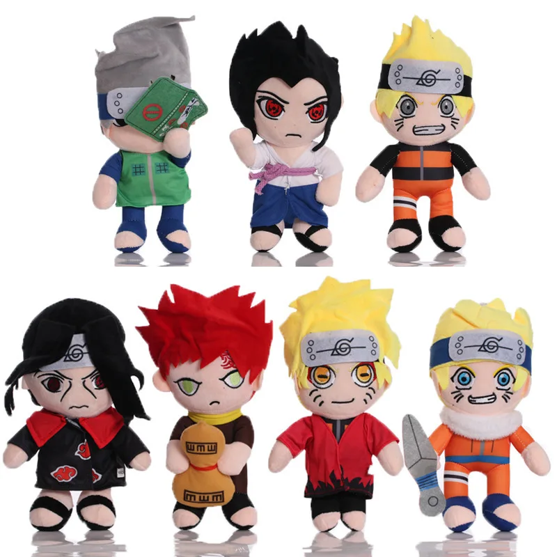 7pcs-lot-Japan-Anime-Naruto-Stuffed-Plush-Toys-Uchiha-Itachi-Sasuke ...