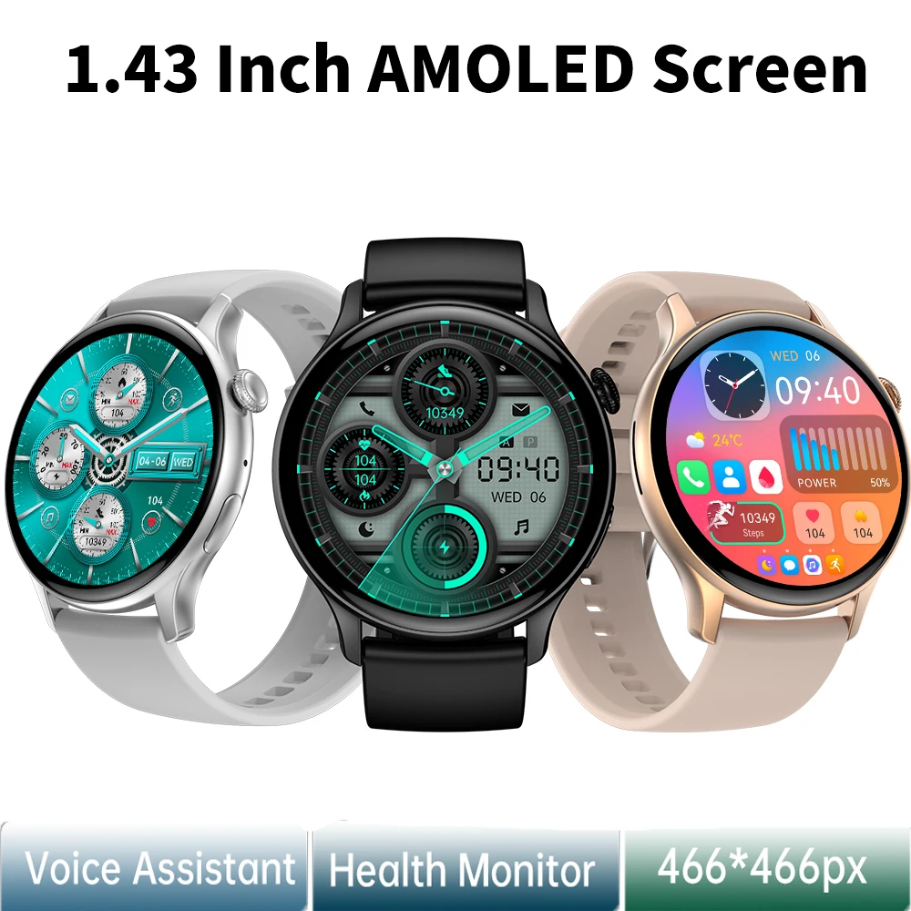 LEMFO-Smart-Watch-Men-Women-IP68-Waterproof-1-43-Inch-AMOLED-466-466 ...