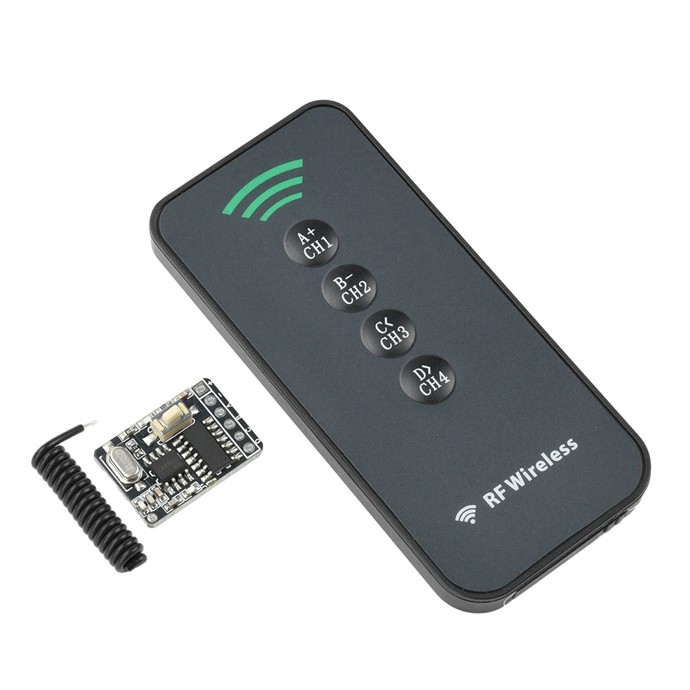 DC 3-5V 433Mhz Wireless Remote Control Switch Transmitter RF Learning ...