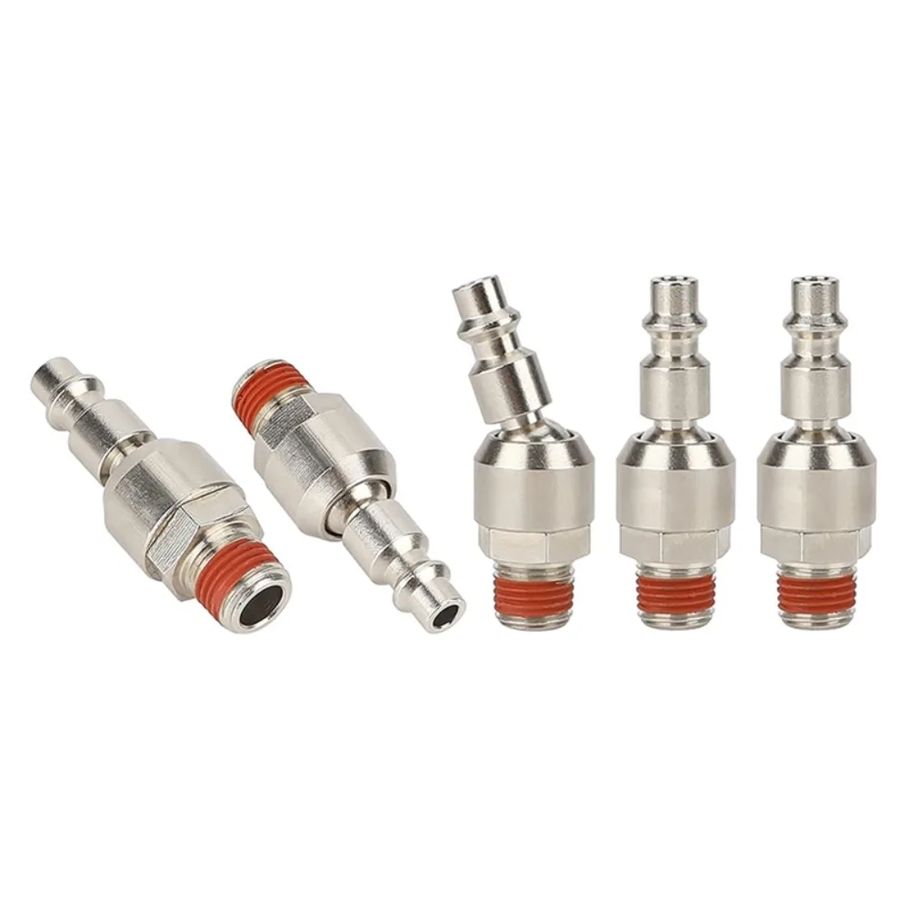 2PCS-1-4in-NPT-Swivel-Coupler-and-Plug-Industrial-Male-Thread-Swivel ...