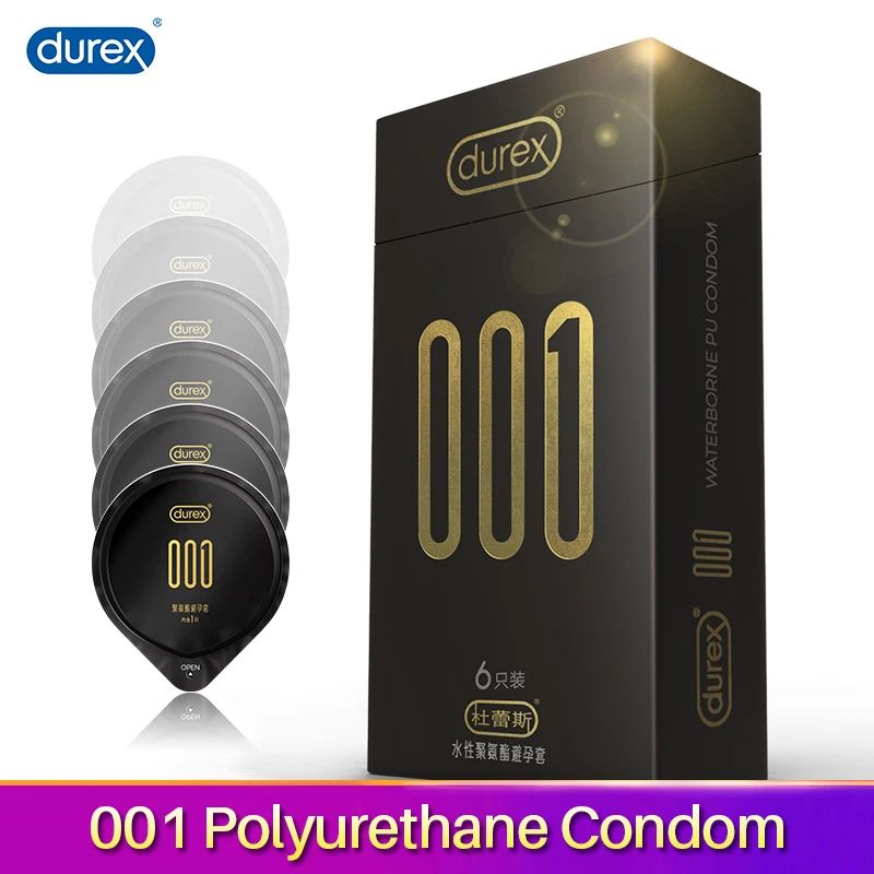 Durex Condoms 001 Polyurethane Non latex Invisible Ultra Thin ...