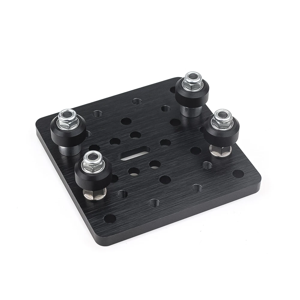 Openbuilds-Black-Anodized-Aluminium-C-Beam-Gantry-Plate-Set-with-V-slot ...