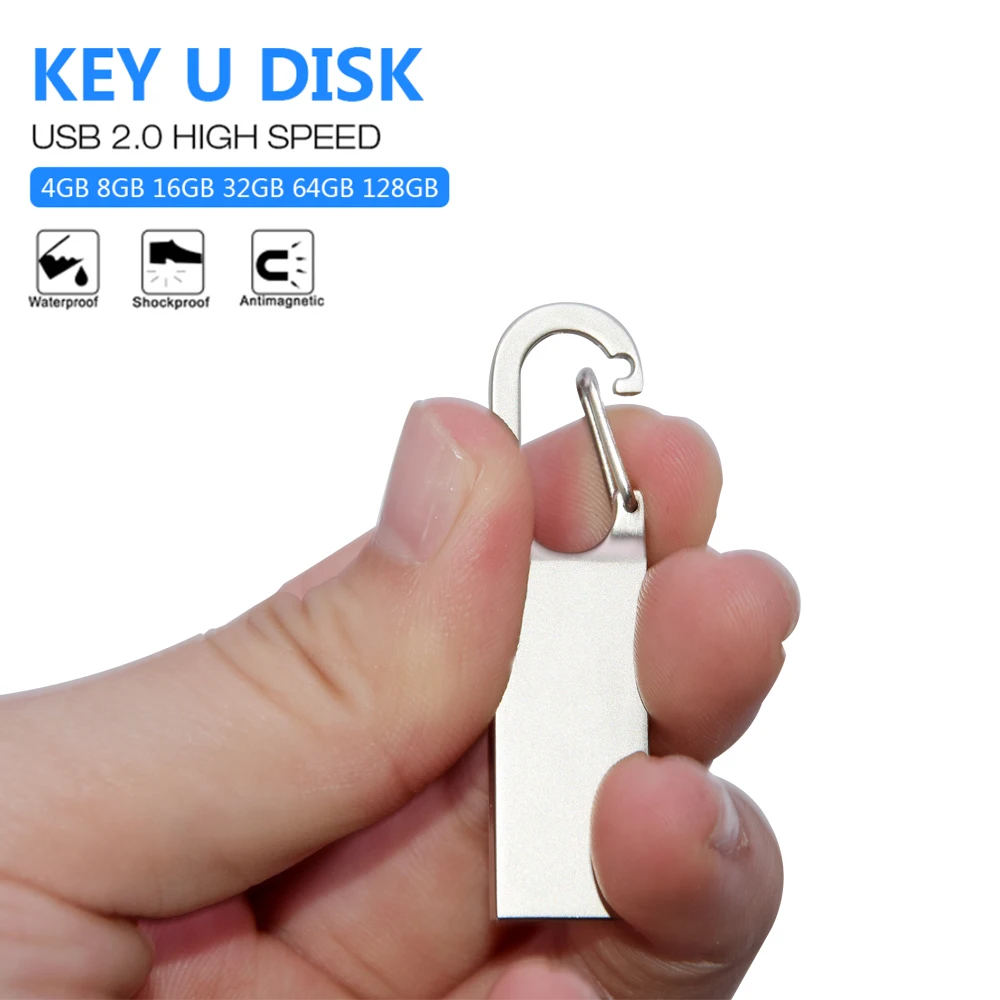 Creative-Keychain-USB-Flash-Drive-128GB-64GB-Metal-Pen-Drive-32GB ...