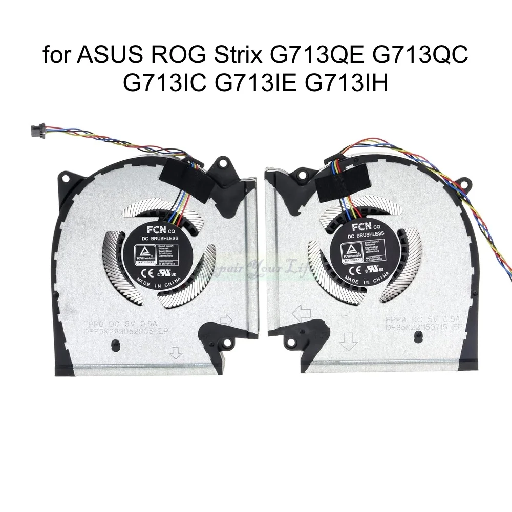 5V Laptop Cooling Fan for ASUS ROG Strix G713QE G713QC G713IC G713IE ...
