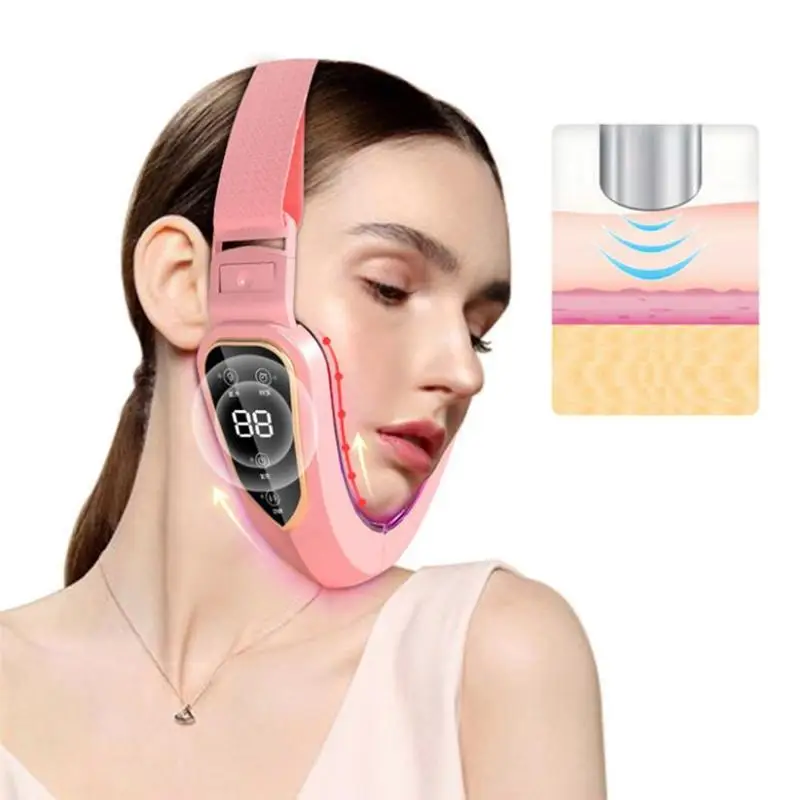 Facial Lifting Device Led Photon Therapy Facial Slimming Vibration ...