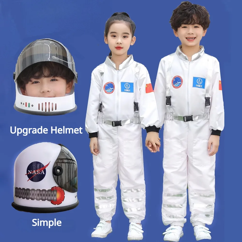 Astronaut Helm Kostuum Kids Astronaut Kostuum Met Roer, Ruimtepak Voor