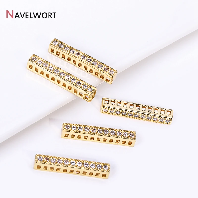 18K-Gold-Plated-Brass-Cuboid-Multiple-Rows-Separator-Spacer-Bars-Inlaid-Zircon-Spacer-Bars ...