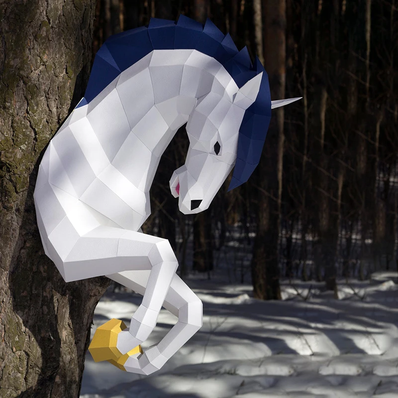 Papercraft Minecraft Horse