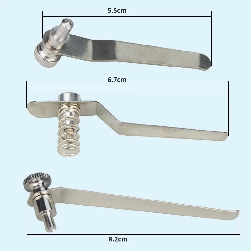 2-PCS-Microscope-Stage-Clip-Specimen-Presser-Biological-Stereo ...