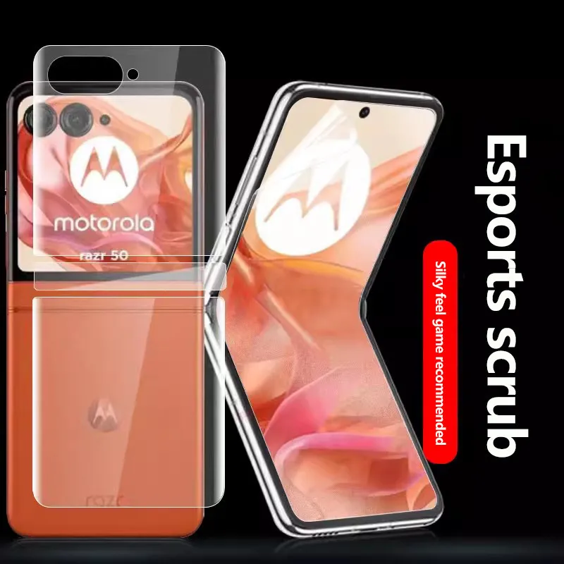 4 In 1 Soft Frosted Matte Hydrogel Film For Motorola Razr 50 Ultra Razr ...