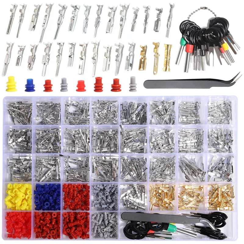 AASS-Terminal Pin Connectors Kit Auto Auto Elektrische Steckverbinder ...