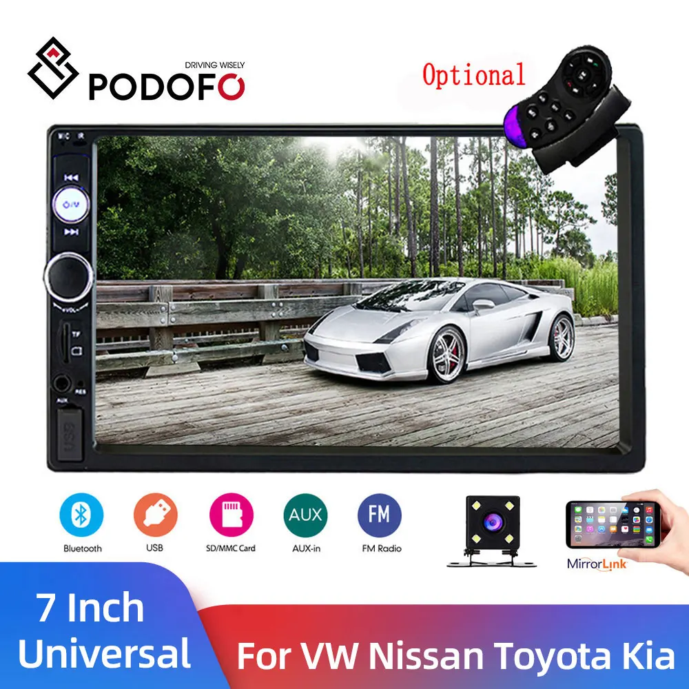 Podofo-2-Din-Car-Radio-7-Bluetooth-Stereo-2din-Video-Multimedia-Player-Autoradio-Touch-Screen ...