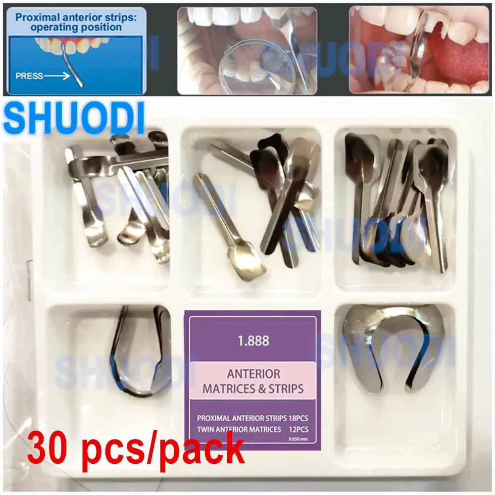30pcs/box Dental Large Small Proximal Anterior Strips Twin Anterior ...