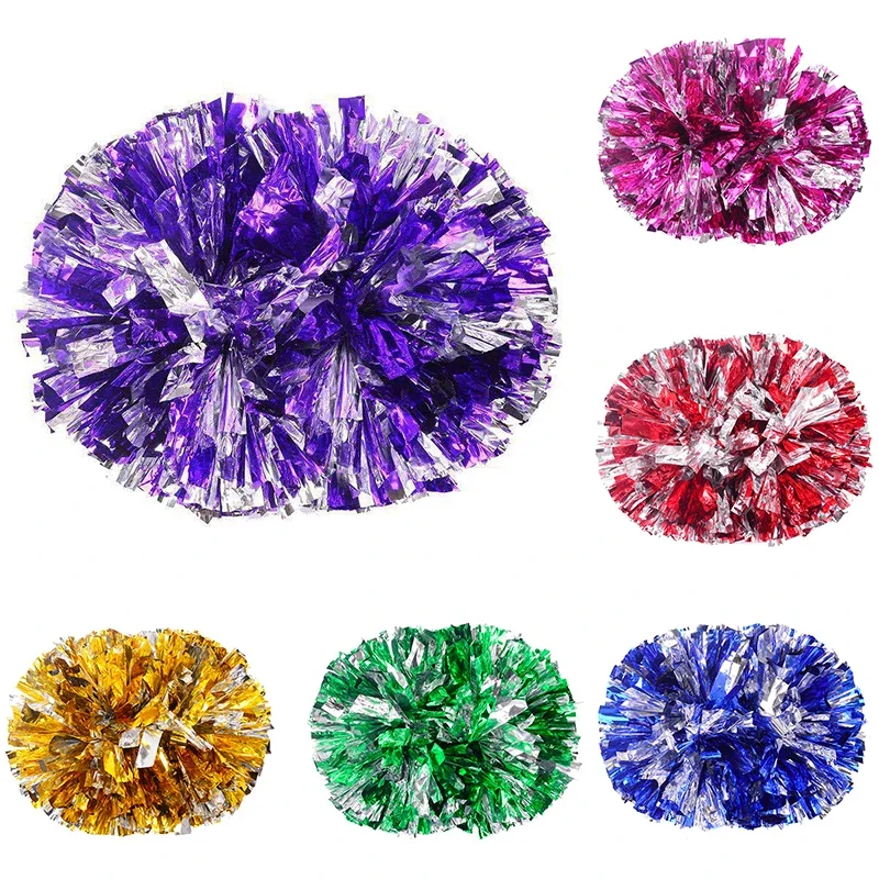 Pom-pom-girl-avec-poign-e-couleur-or-argent-rouge-jaune-bleu-danse-la ...