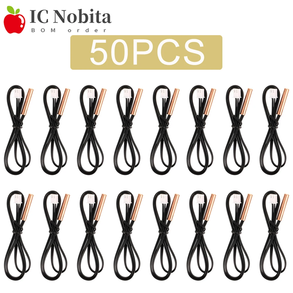 50PCS Universal Air Conditioning Temperature Sensor Rubber Copper Head ...