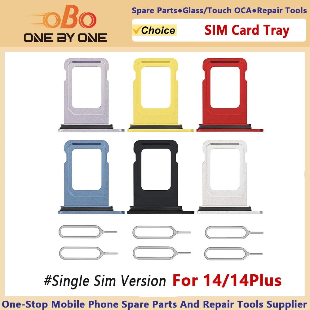 Single SIM Card Tray Holder Slot Replacement for iPhone 14 and 14 Plus ...
