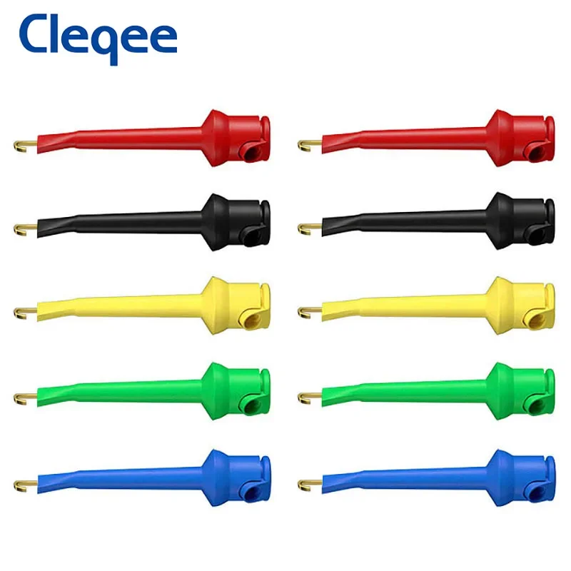 Cleqee-SMD-IC-Test-Clips-P5002-Mini-Grabbers-Copper-Clamp-Tampa-ABS ...