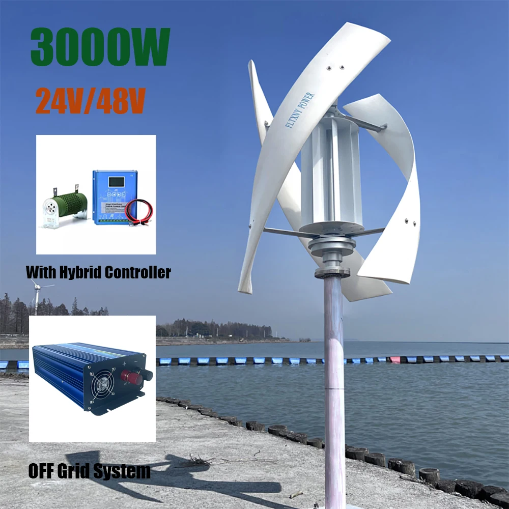 3000W-Vertical-Axis-Maglev-Wind-Turbine-Generator-24V-48V-Free-Energy ...
