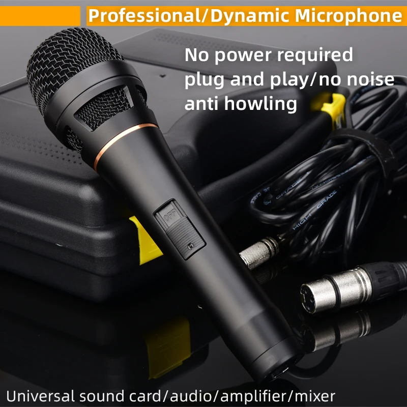 Supercardioid-Dynamic-Microphone-For-Stage-Singing-Professional-Wired ...