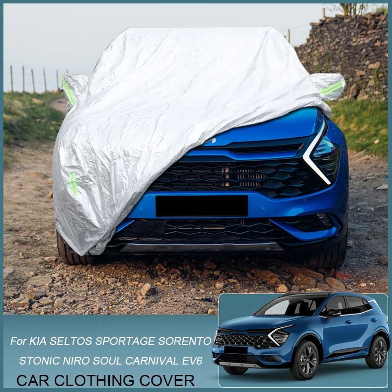 Full Car Cover Rain Frost Snow Dust Waterproof For KIA Carnival EV6 CV NIRO EX Seltos Sorento SOUL Sportage NQ5 Stonic Telluride AliExpress