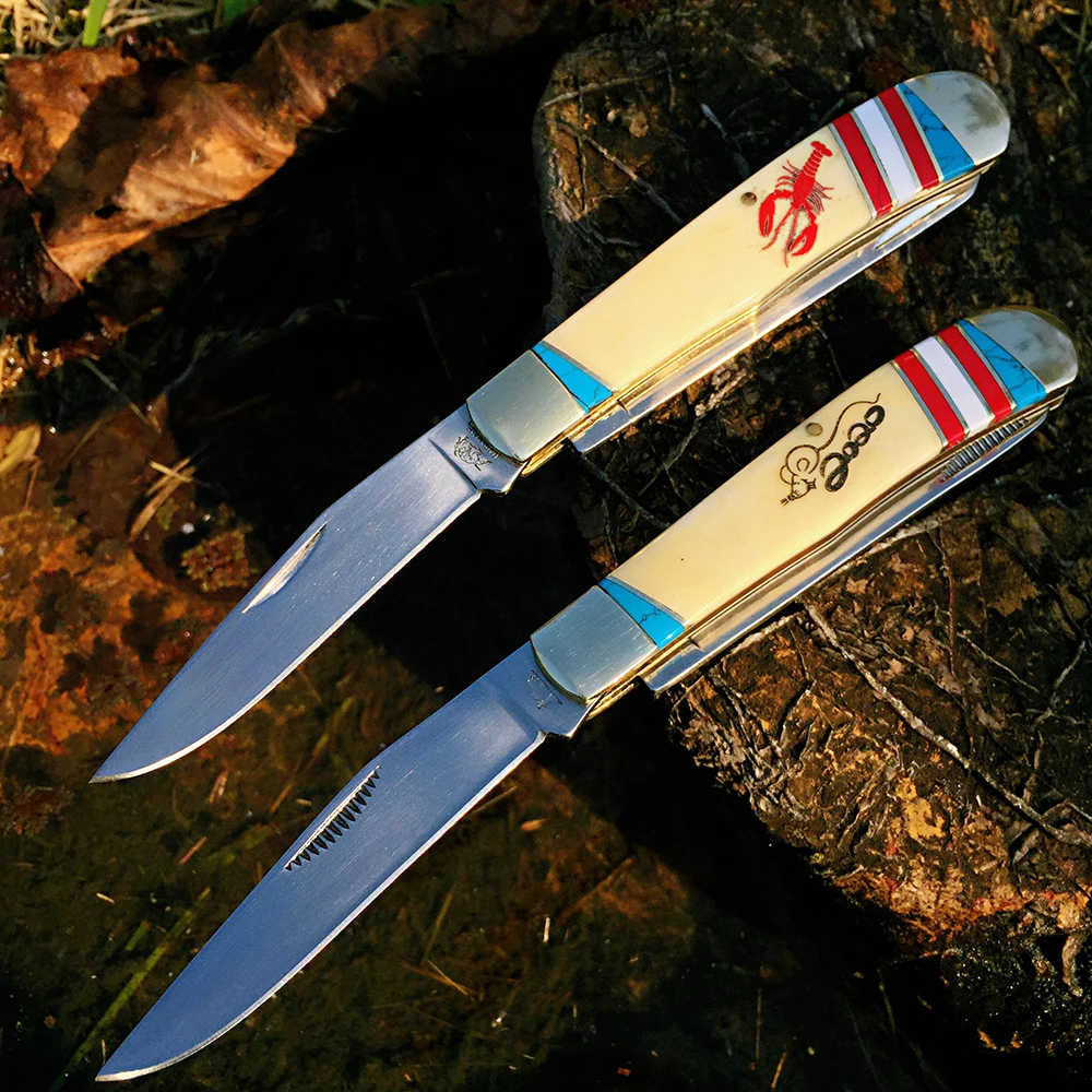 Slip-Joint-multi-blade-Pocket-knife-modern-traditional-folding-knives ...