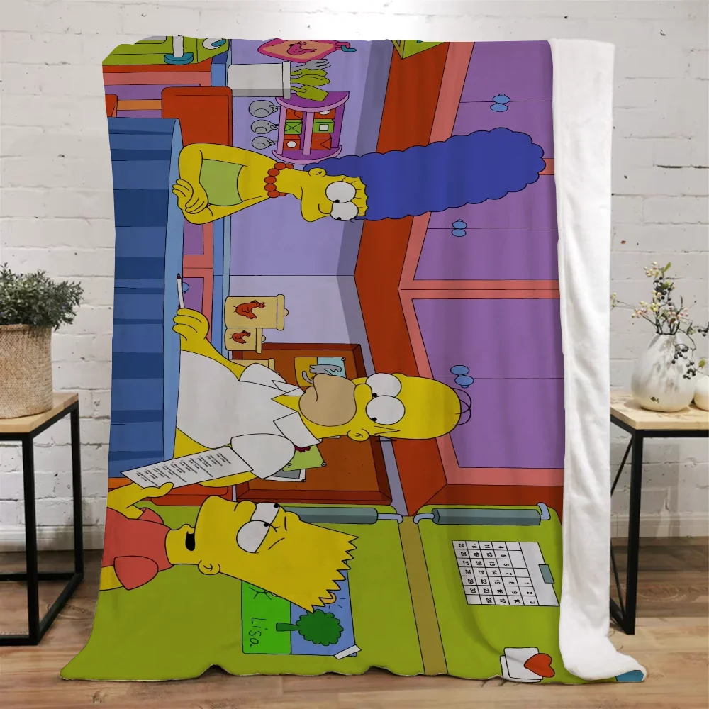 The-S-Simpsons-Wedding-Blanket-King-Size-Throws-Blankets-for-Sofa ...