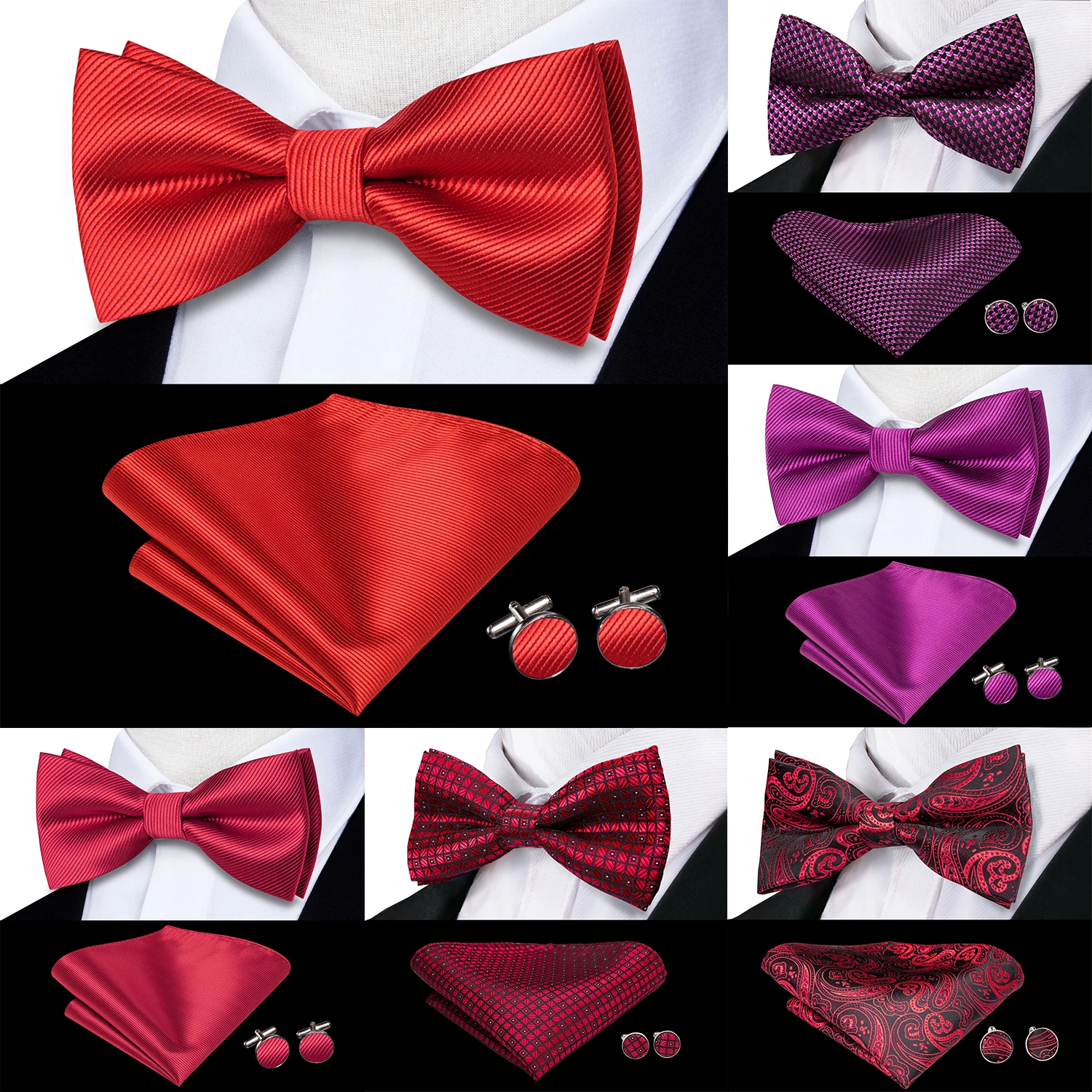 Rose-Red-Burgundy-Maroon-Silk-Mens-Bow-Tie-Hanky-Cufflinks-Set-Jacquard-Pre-tied-Butterfly-Knot.jpg