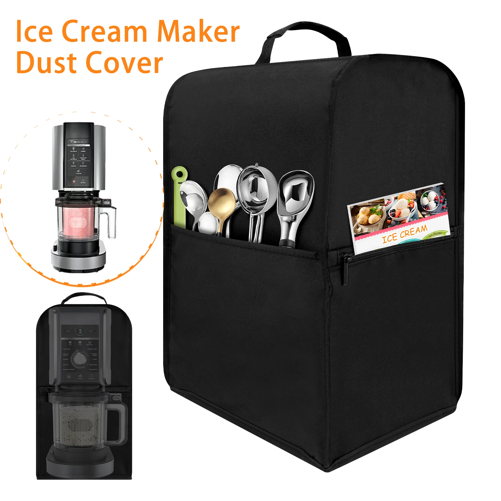 Waterproof Ice Cream Maker Protection Cover Ninja Slushie Machine Cover ...