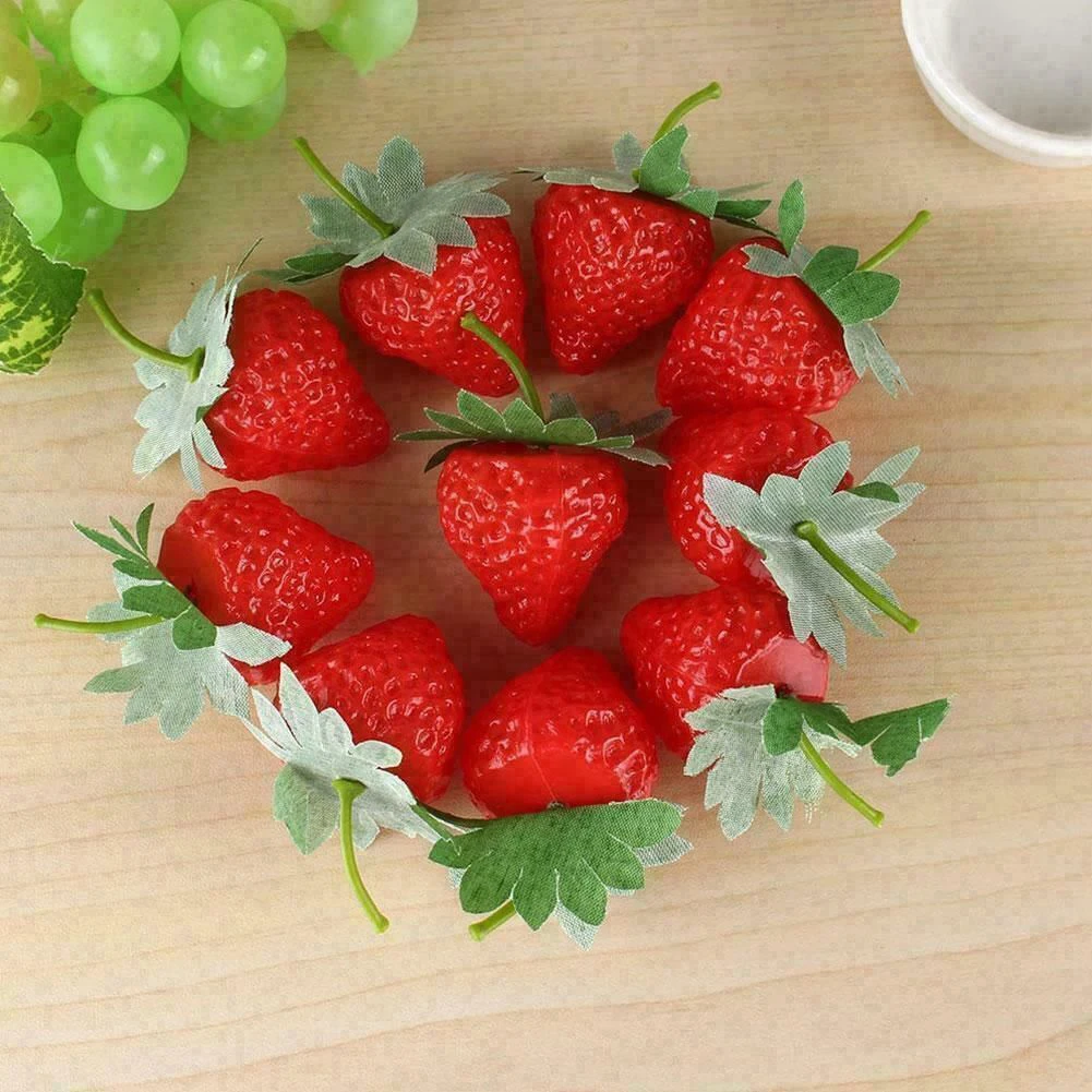Brand-New-Strawberry-Artificial-Home-Kitchen-Model-Ornament-Party ...