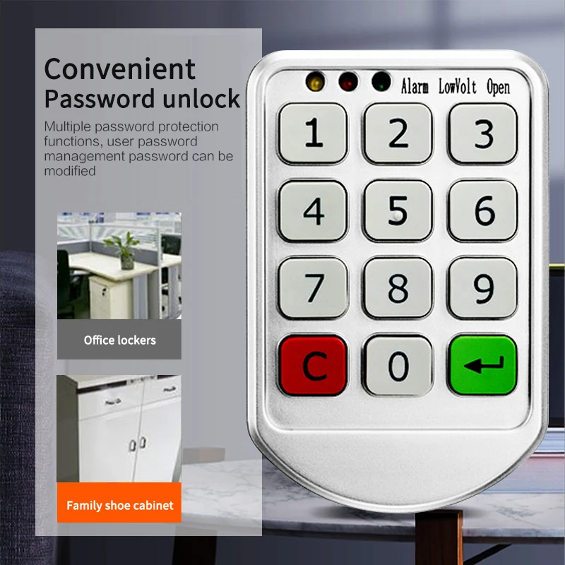Intelligent-Cabinet-Lock-Electronic-Password-Keypad-Lock-Digital ...