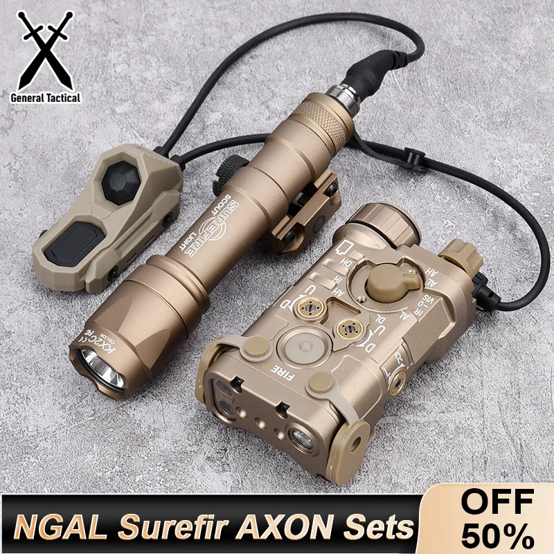 Tactical-Metal-NGAL-Surefir-M300A-M600C-Flashlight-With-AXON-Dual ...