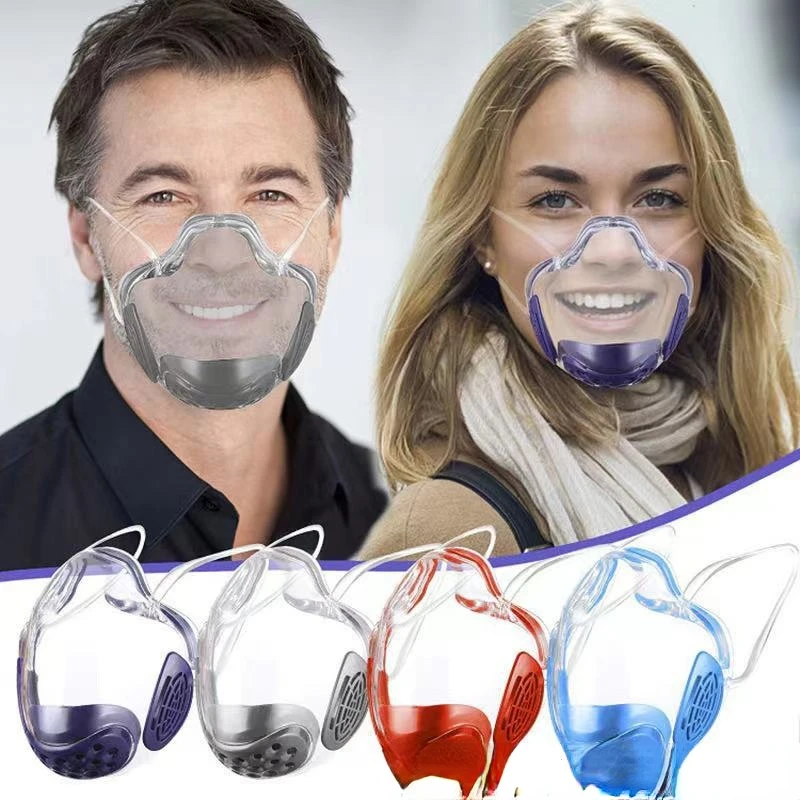 Protective-Mask-Transparent-Mouth-Cover-Adult-Durable-Mask-Face-Shield ...