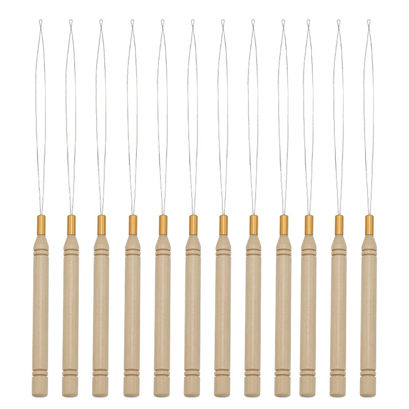 1PC-Pulling-Loop-Hook-Needles-Threader-Micro-Rings-Beads-Human-Hair ...