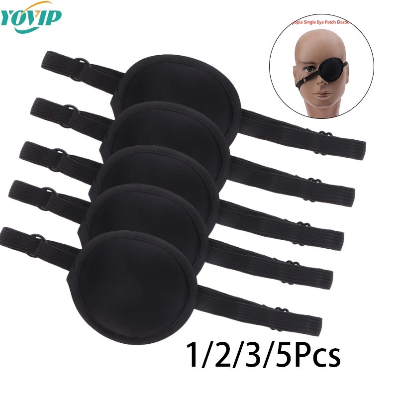 1-2-3-5Pcs-Pirate-Eye-Patch-Soft-Comfortable-Black-Color-Simple-Durable ...